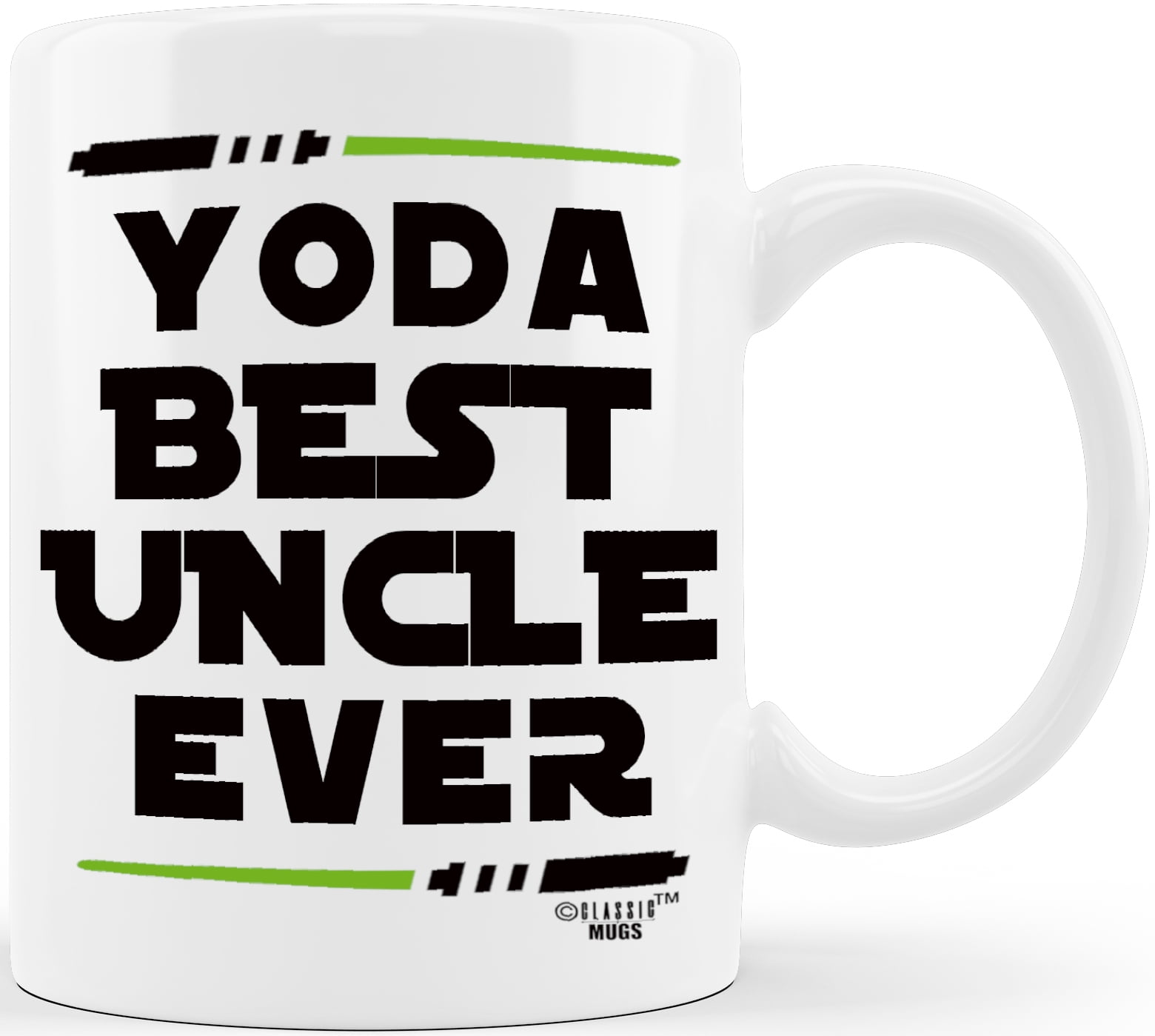 Yoda Best Uncle Ever Fathers Day Gift for Uncles from Niece Nephew for ...
