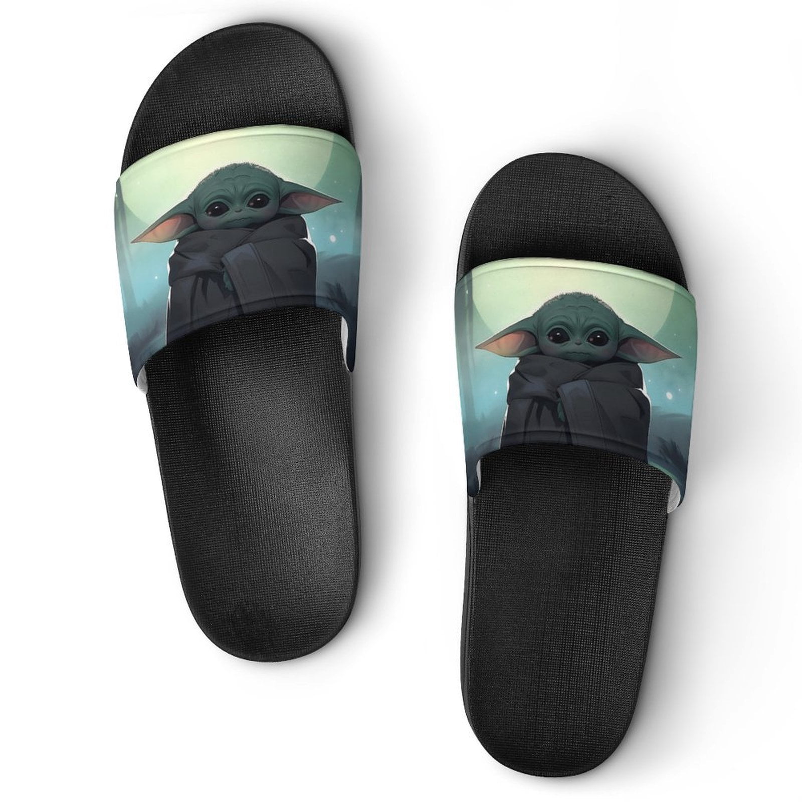 Yoda Boys Slide Sandals, Comfort Casual Pool Slide Outdoor, Slip-On ...