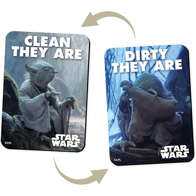 Yoda Clean They Are Dishwasher Clean & Dirty Magnet - Walmart.com