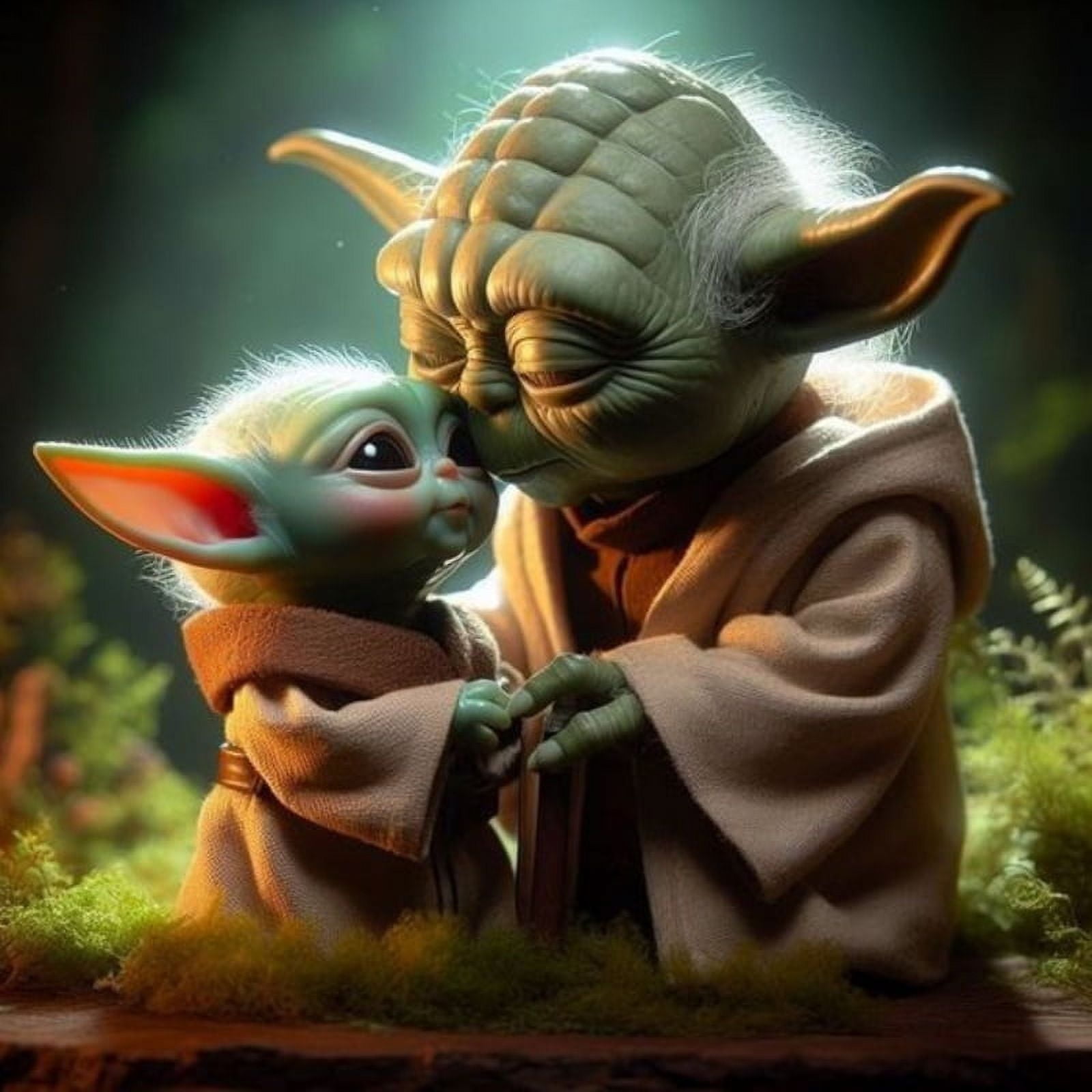 Yoda Elder Yoda Baby DIY 5D Diamond Digital Painting Kit Crystal ...