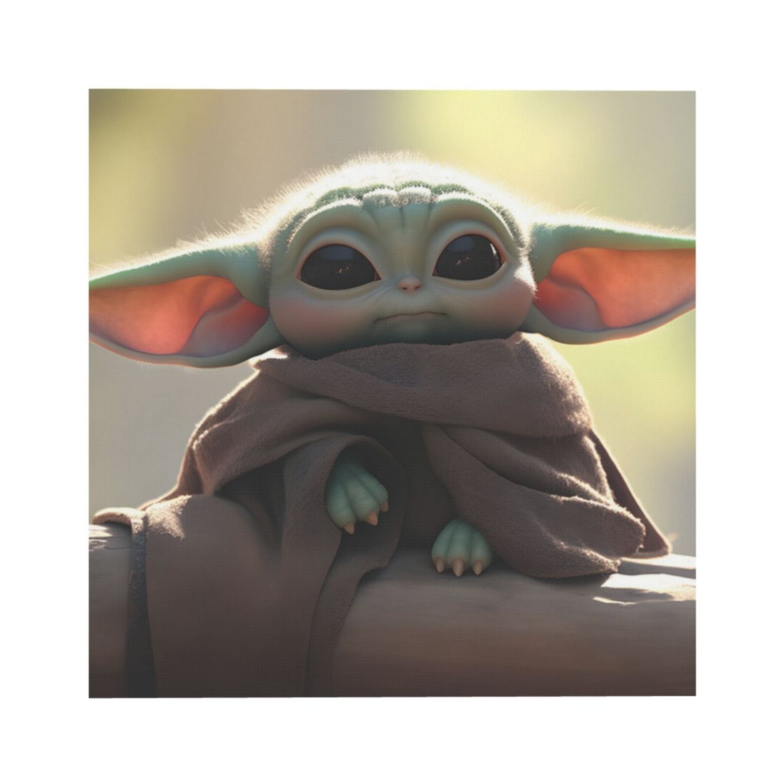 Yoda-Grogu Canvas Decorative Poster Square Unframe Wall Poster Art ...