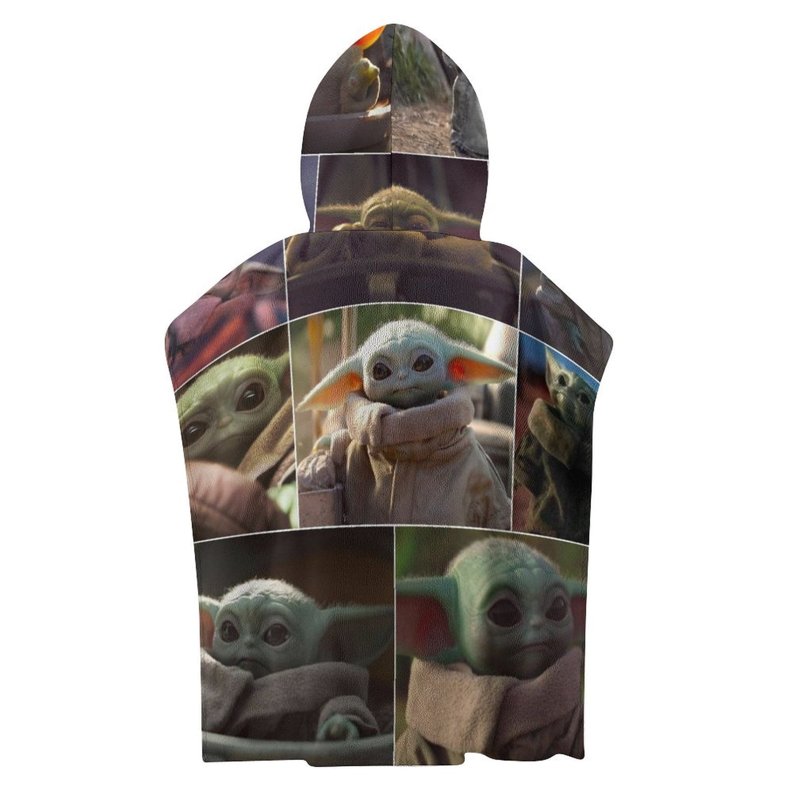 Yoda Kids Bath Hooded Towel Wrap Suitable for bathroom and beach towels ...