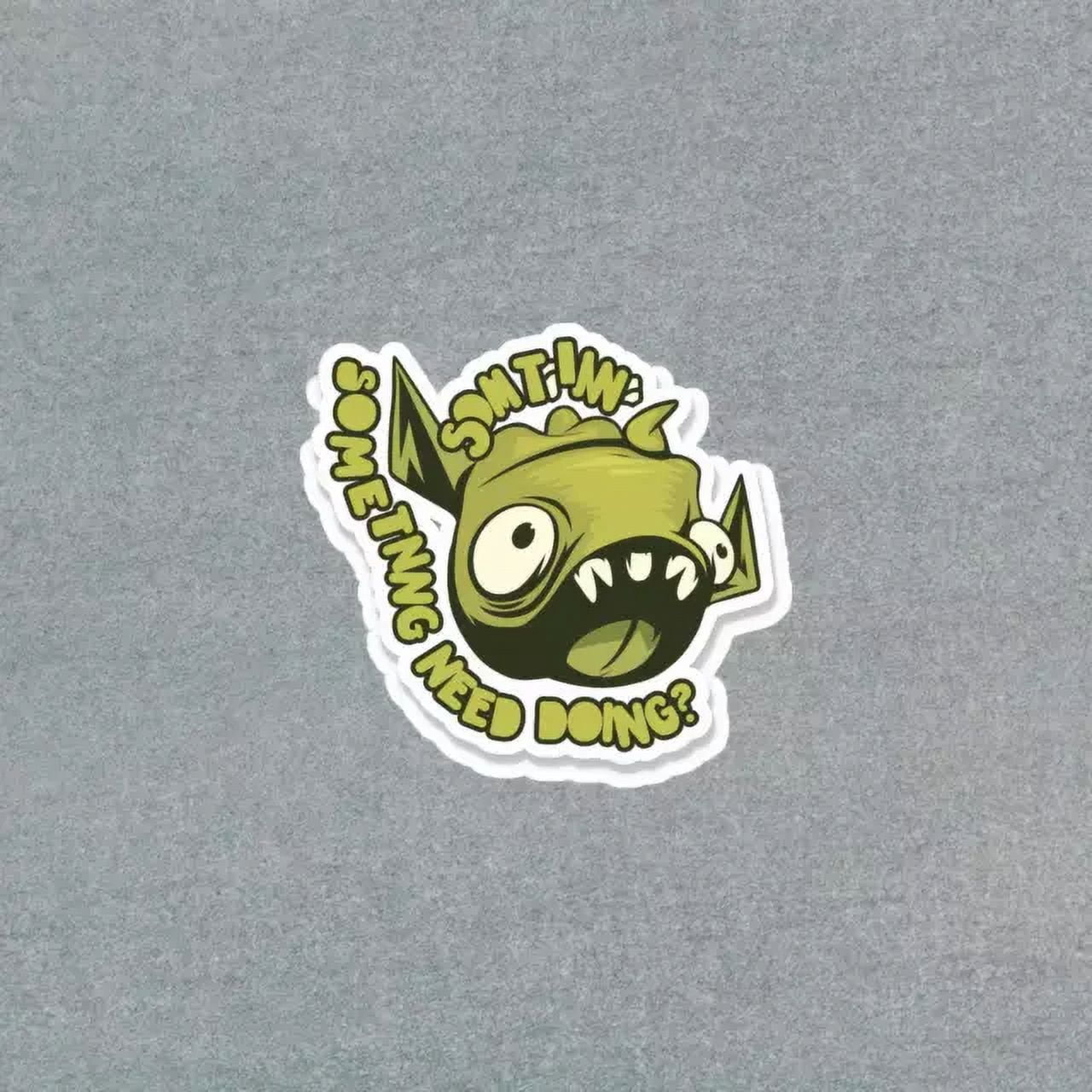 Yoda Star Wars Something Need Doing Vinyl Sticker Decalphone Decal ...