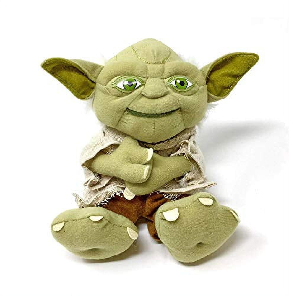 Star Wars Yoda Toy - 9 inch Cute Plush Doll - Walmart.com