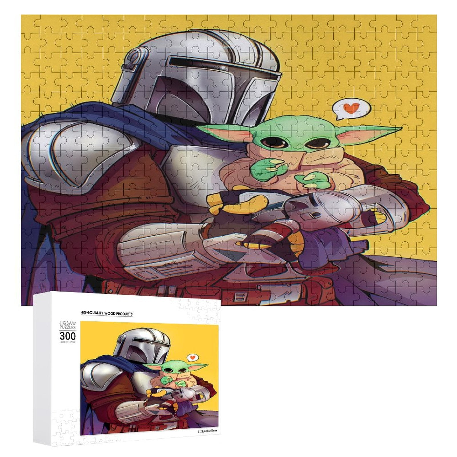 Yoda Wooden Picture Puzzle-Eco-Friendly Wood, Educational Toy That ...