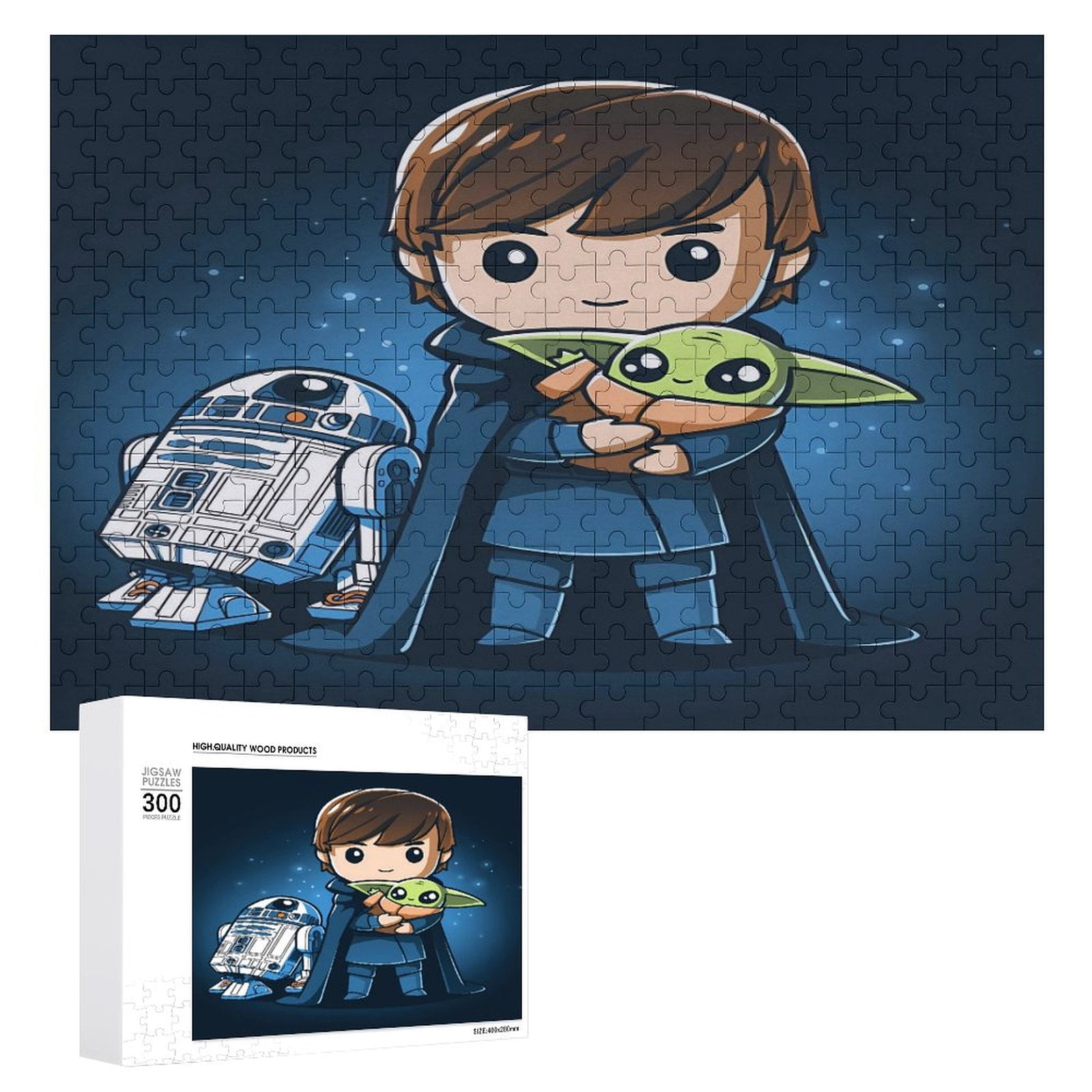 Yoda Wooden Picture Puzzle-Eco-Friendly Wood, Educational Toy That ...