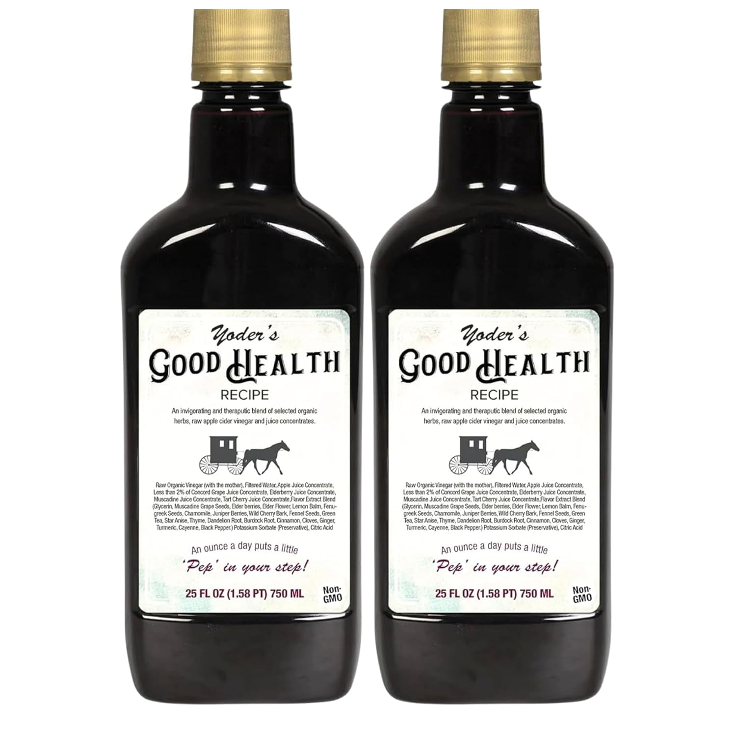 Yoder’s Good Health Recipe Apple Cider Vinegar Liquid Complex, 25 oz ...