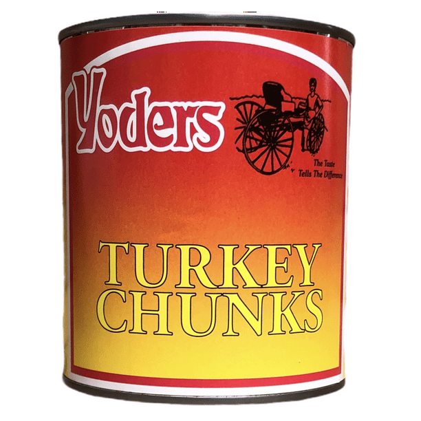 Yoders Canned Turkey Chunks Emergency Survival Food For Camping Hiking ...