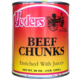 Yoders Fresh Real Canned Beef Chunks Fully Cooked 14 Servings/#2.5/28oz ...