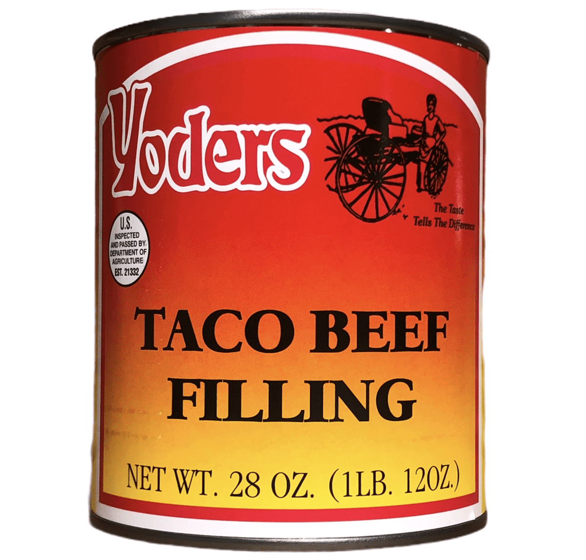 Yoders Taco Beef Canned Meat 28 oz- 1 Can - Walmart.com