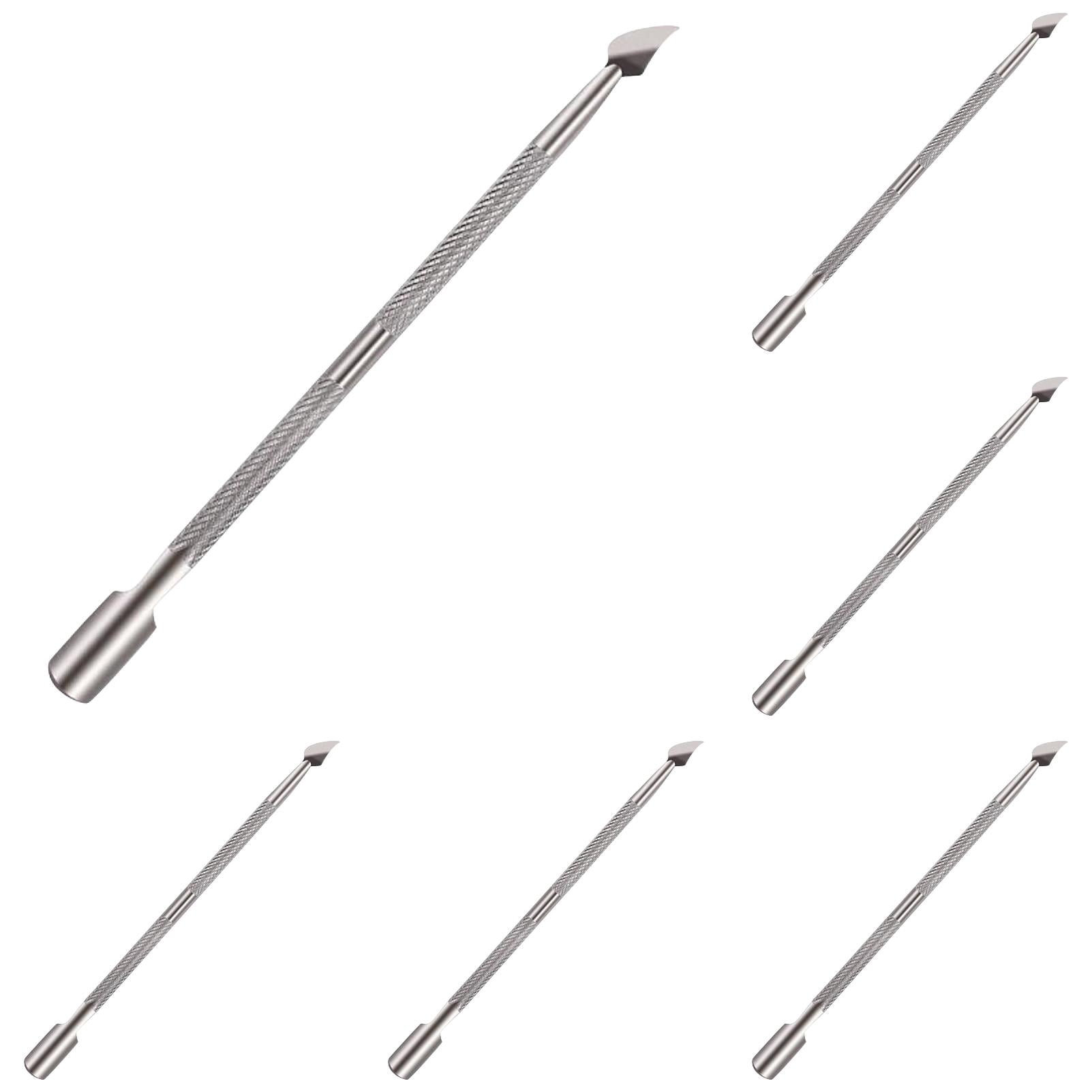 YoeXGDS 4 inchCuticle Pusher and Cutter, Stainless Steel Manicure and ...