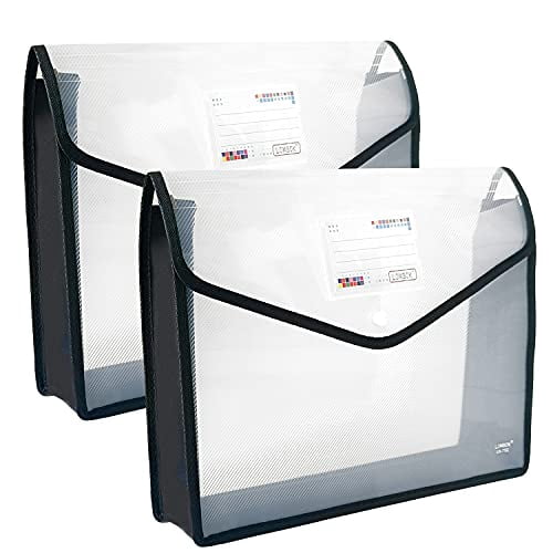 YoeeJob Plastic File Folders Legal Size Expandable Document Folder with ...