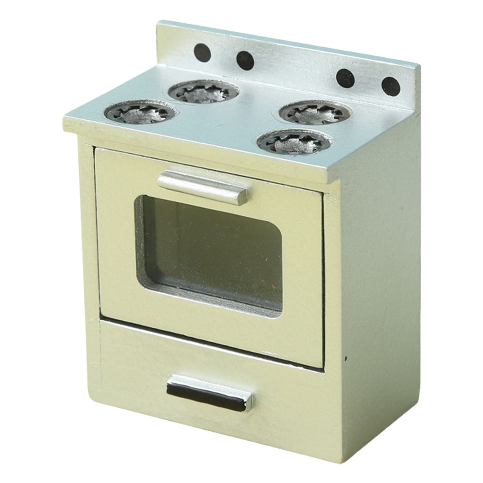 Yoetaun 1/12 Scale Dollhouses Miniature Kitchen Stove Pretend Play for ...