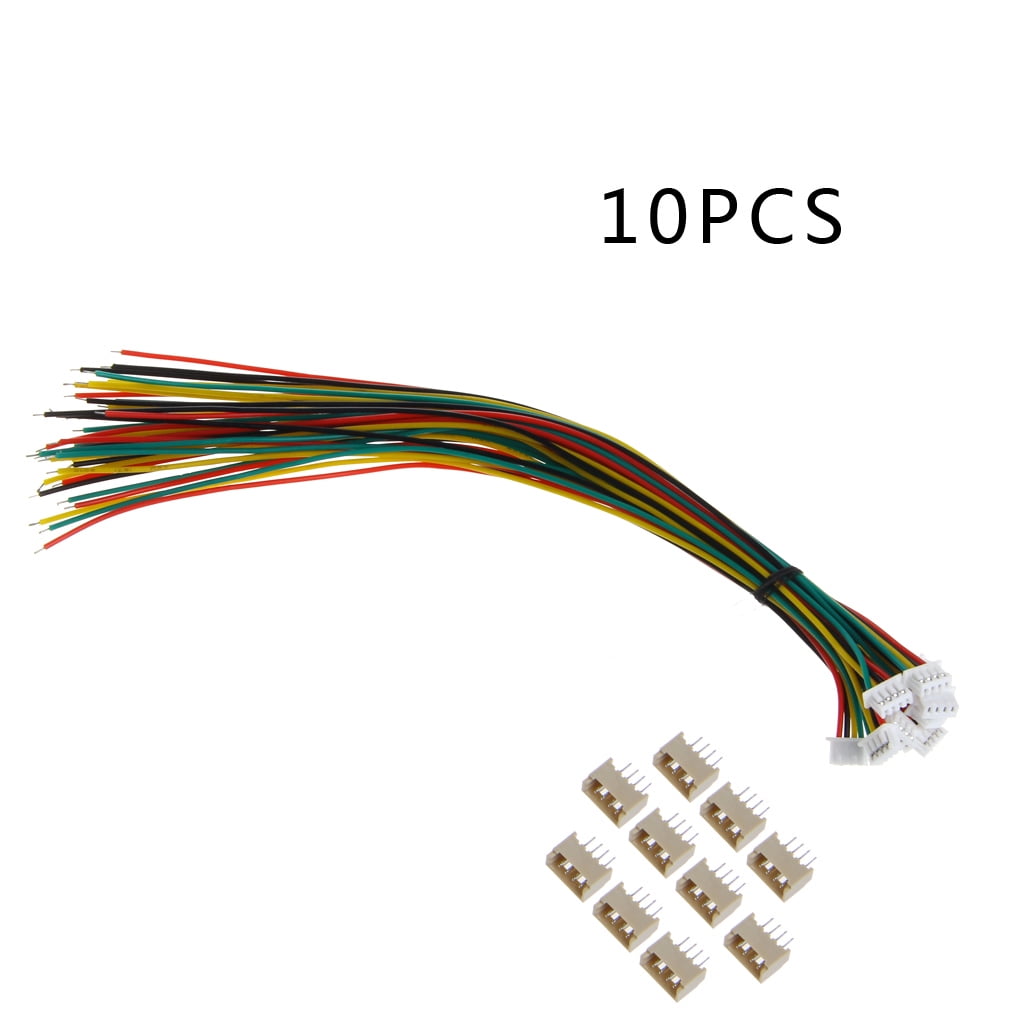 Yoetaun 1.25mm JST 4-Pin Connector with Wire x 10 sets - Walmart.com
