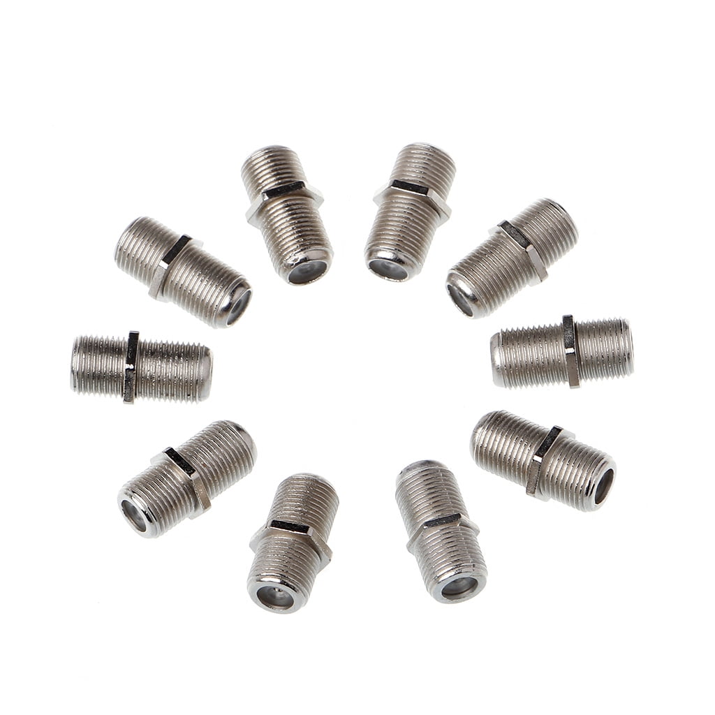 Yoetaun 10 Pieces Joiner Barrels Connector Plug Coupler Adaptor 4 for ...