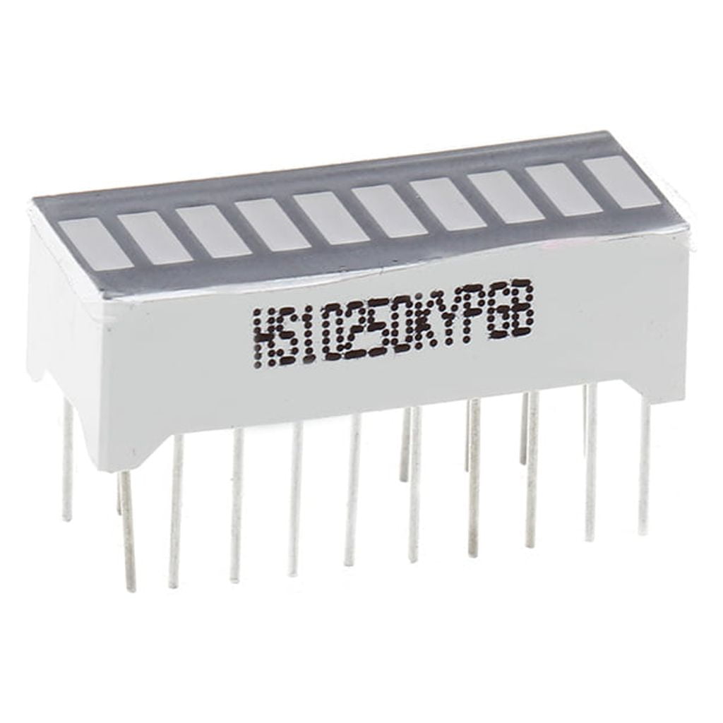 Yoetaun 10 Segment Led Bargraph Light Display Yellow Green Blue ...