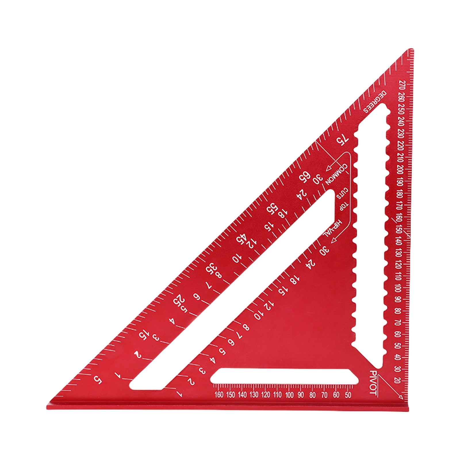 Yoetaun 12inch Royal Triangle Rulers High Precisions Aluminum Measuring ...