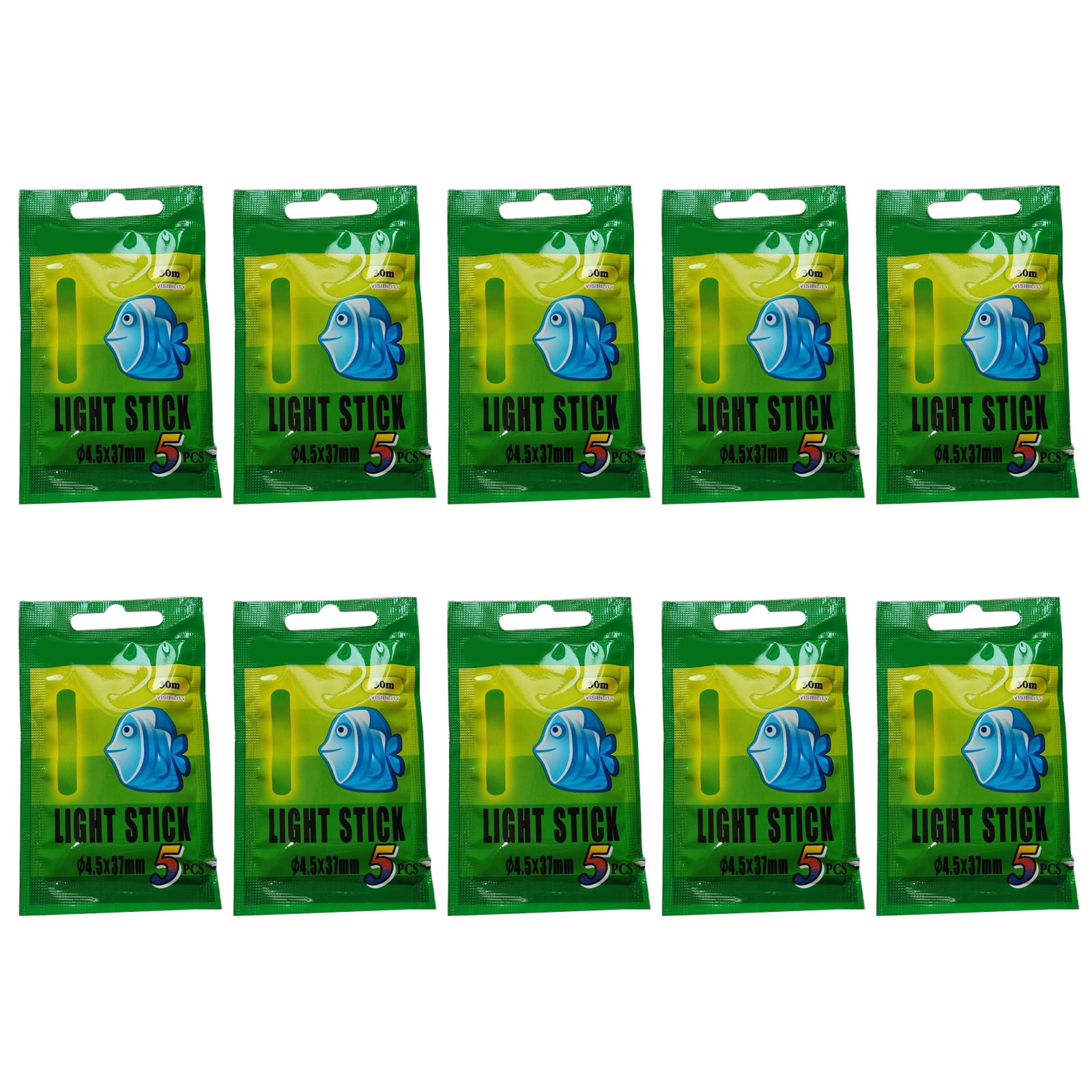 Yoetaun 25/50 Fishing Glow Sticks Rod Tip Glow Sticks Fishing Rod ...