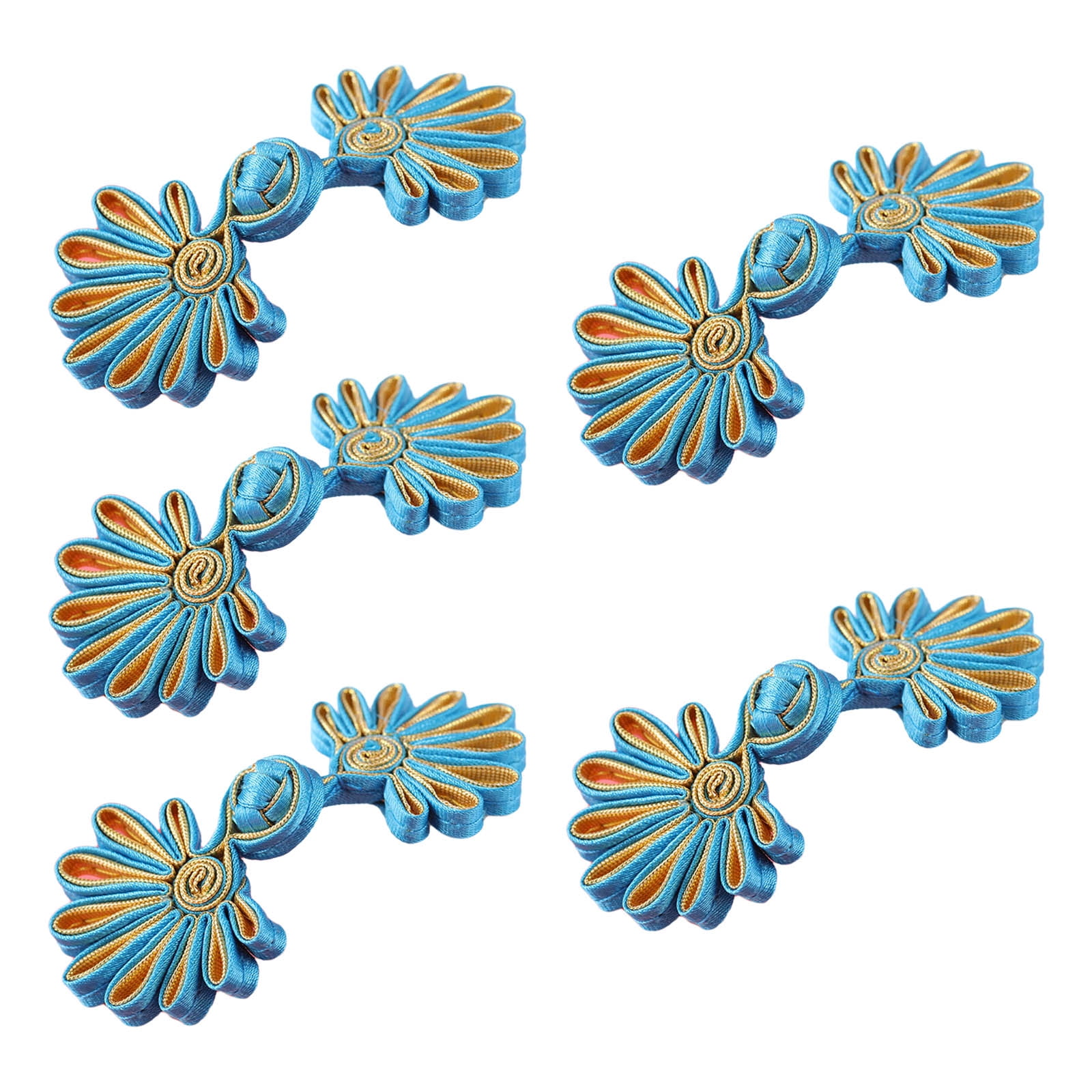 Yoetaun 5 Pairs Chinese Knots Buttons Cheongsam Buttons Chinese Closure ...