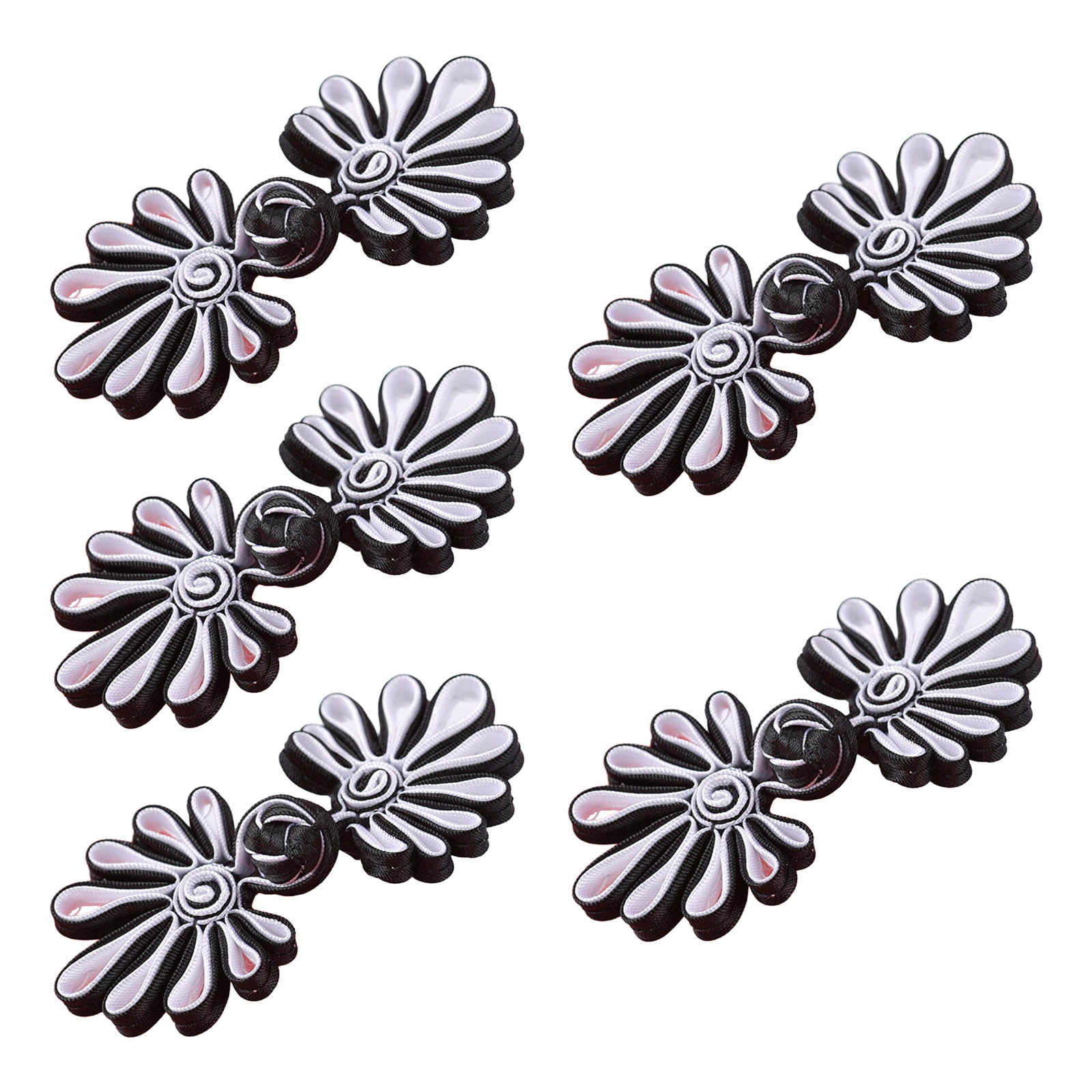 Yoetaun 5 Pairs Chinese Knots Buttons Cheongsam Buttons Chinese Closure ...