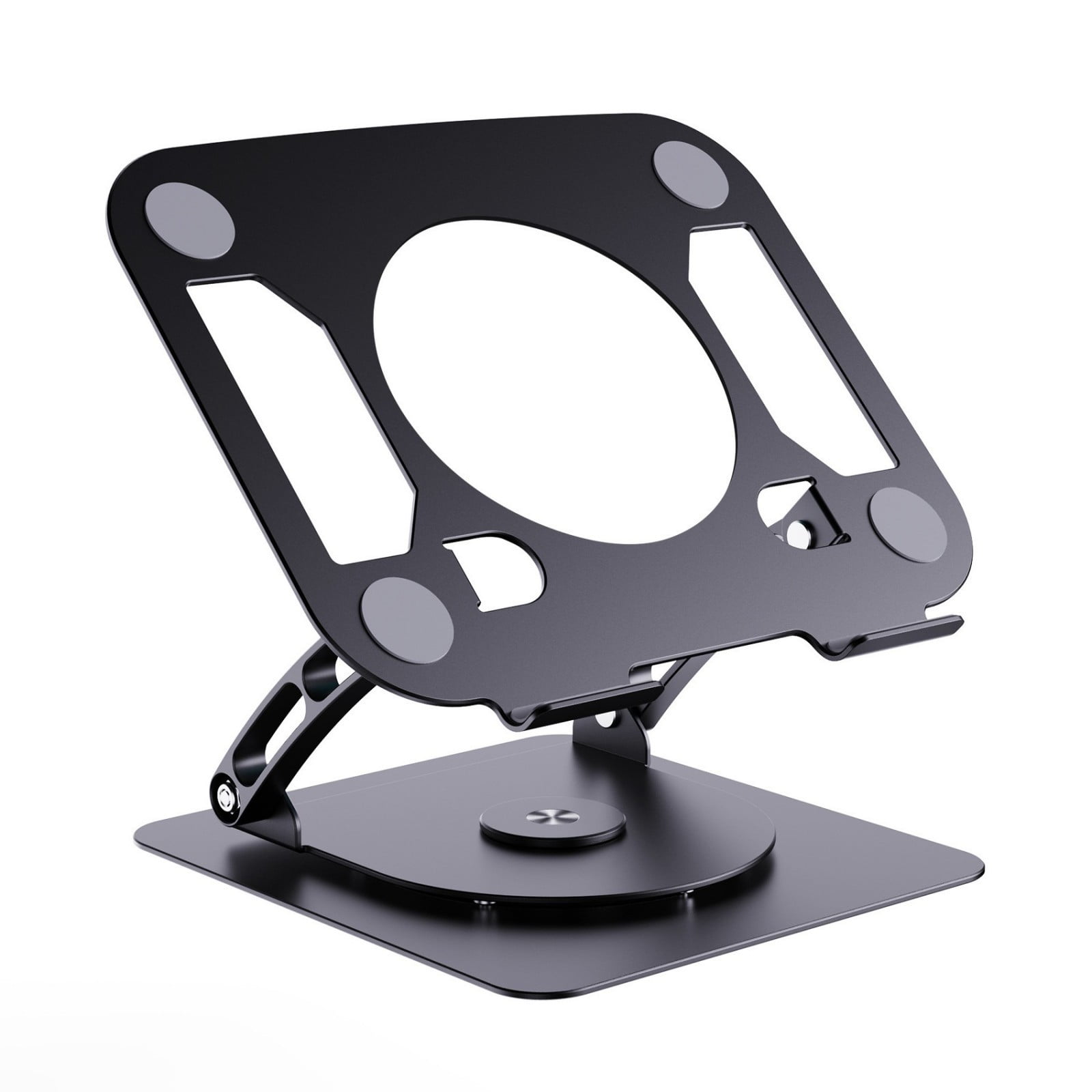 Yoetaun Adjustable 360°Rotating Laptop Stand Risers with Hollows Design ...