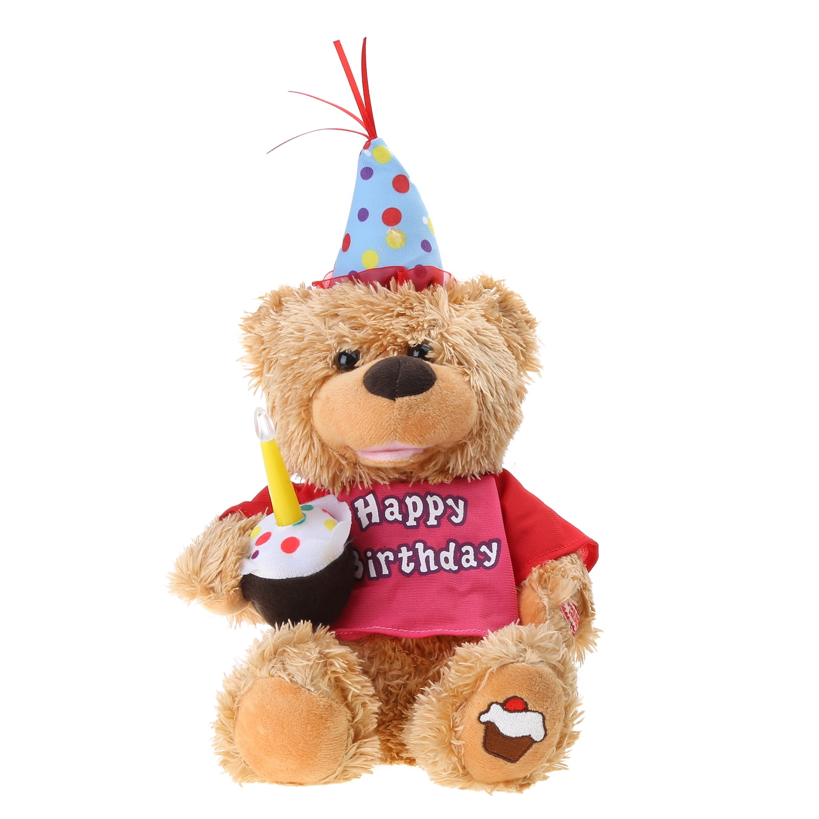 Yoetaun Bear Singing Musical Plush Electronic Toy with CuPieceake and ...