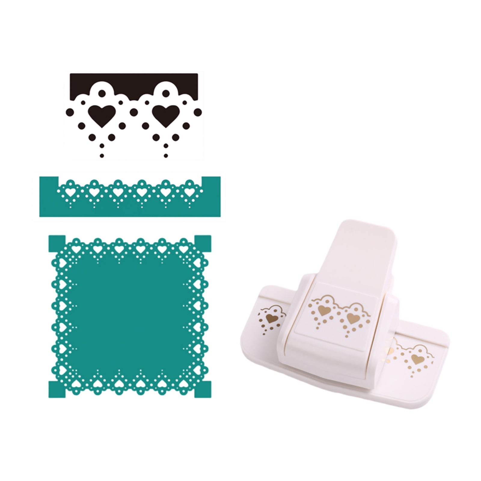 Yoetaun Compacts Embossing Label Maker Border Embossing Punches ...