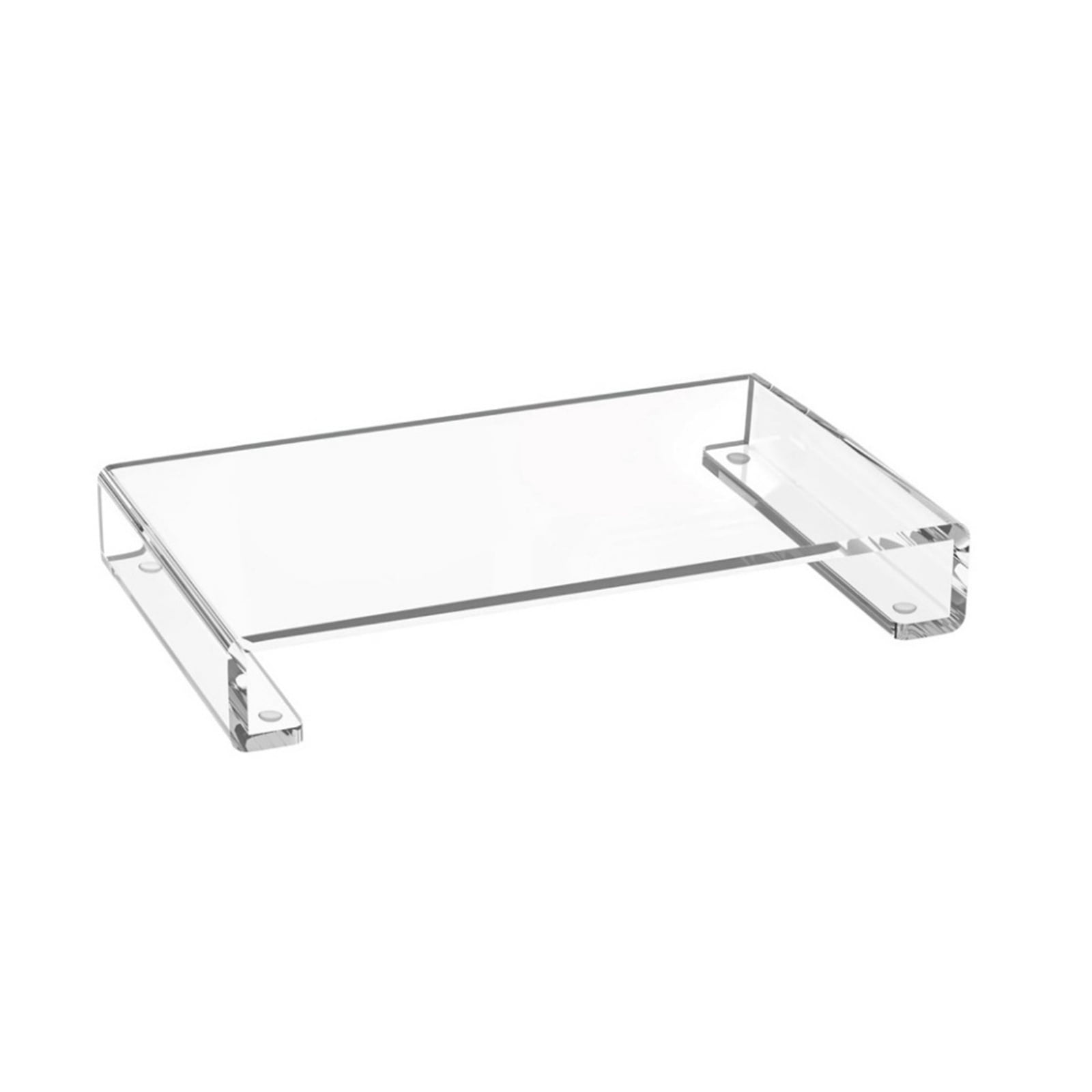 Yoetaun Crystals Elegant Clear Acrylic Tray Pedestals Stand for ...
