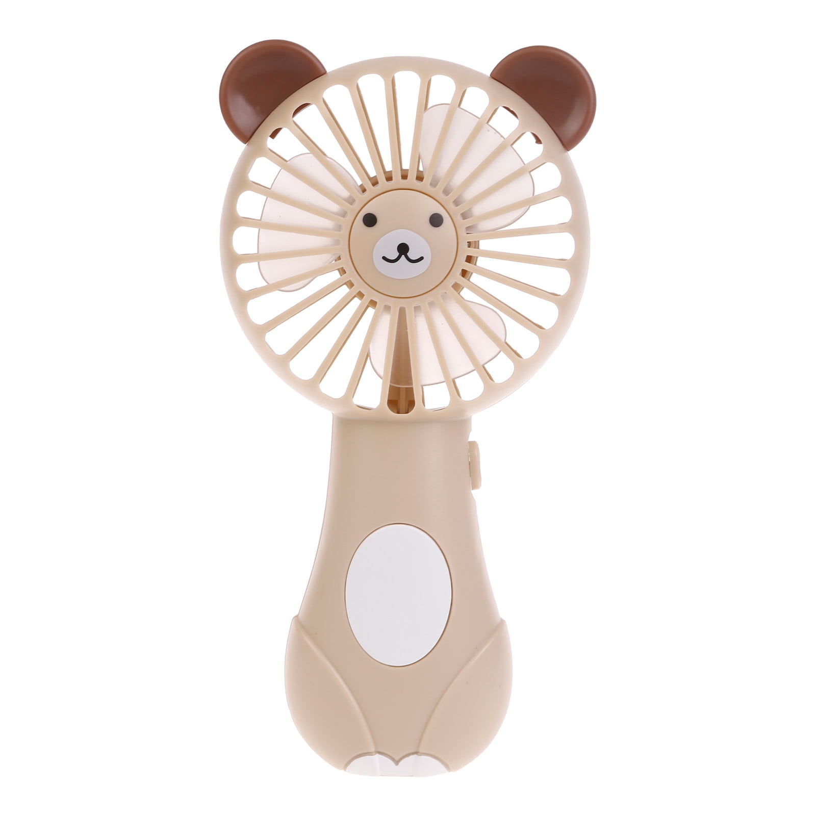 Yoetaun Handheld Fan Cute Cartoon Animal Fans Soft Foam Battery Powered ...
