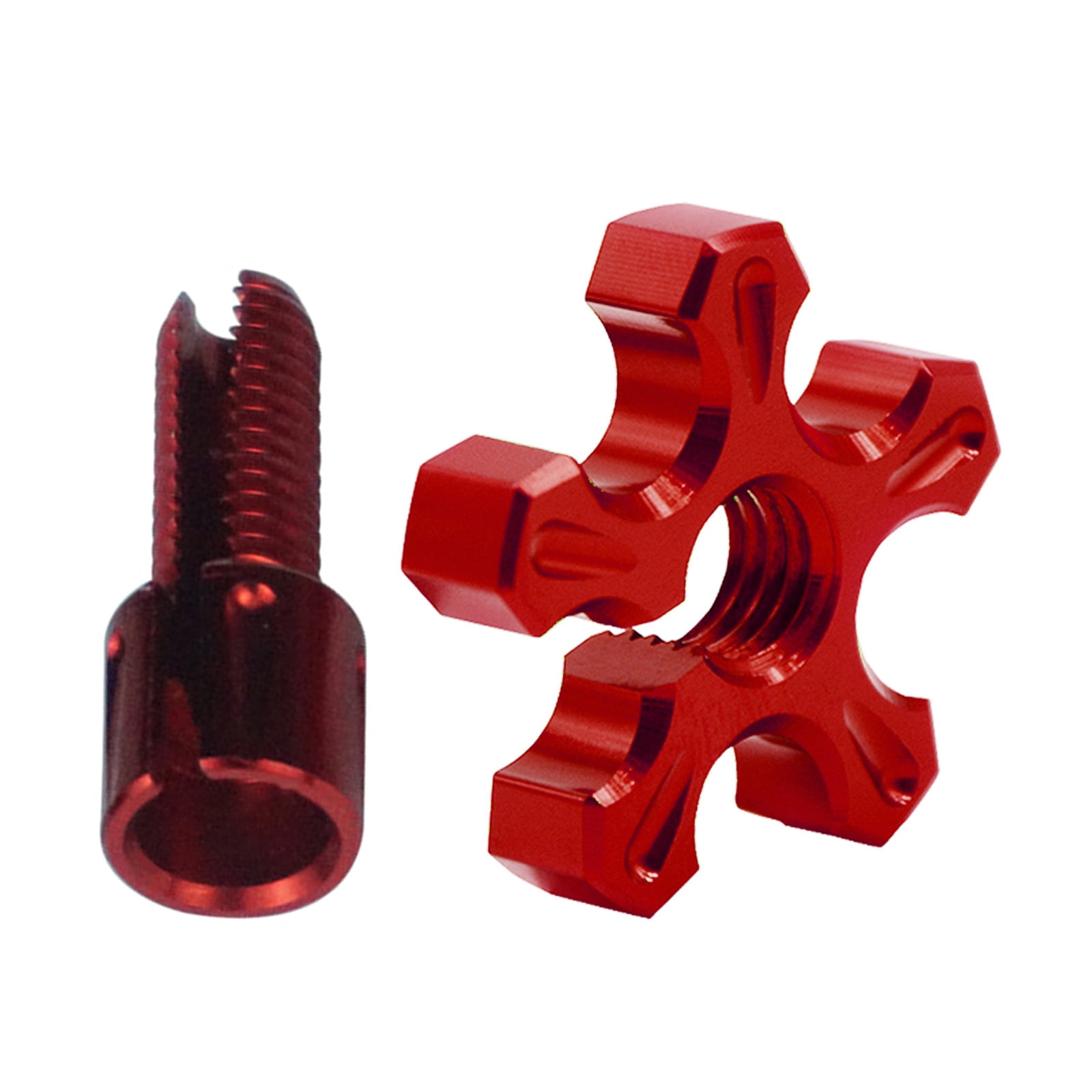 Yoetaun Motorcycle Brake Levers Cable Wire Adjuster Screw Aluminum ...