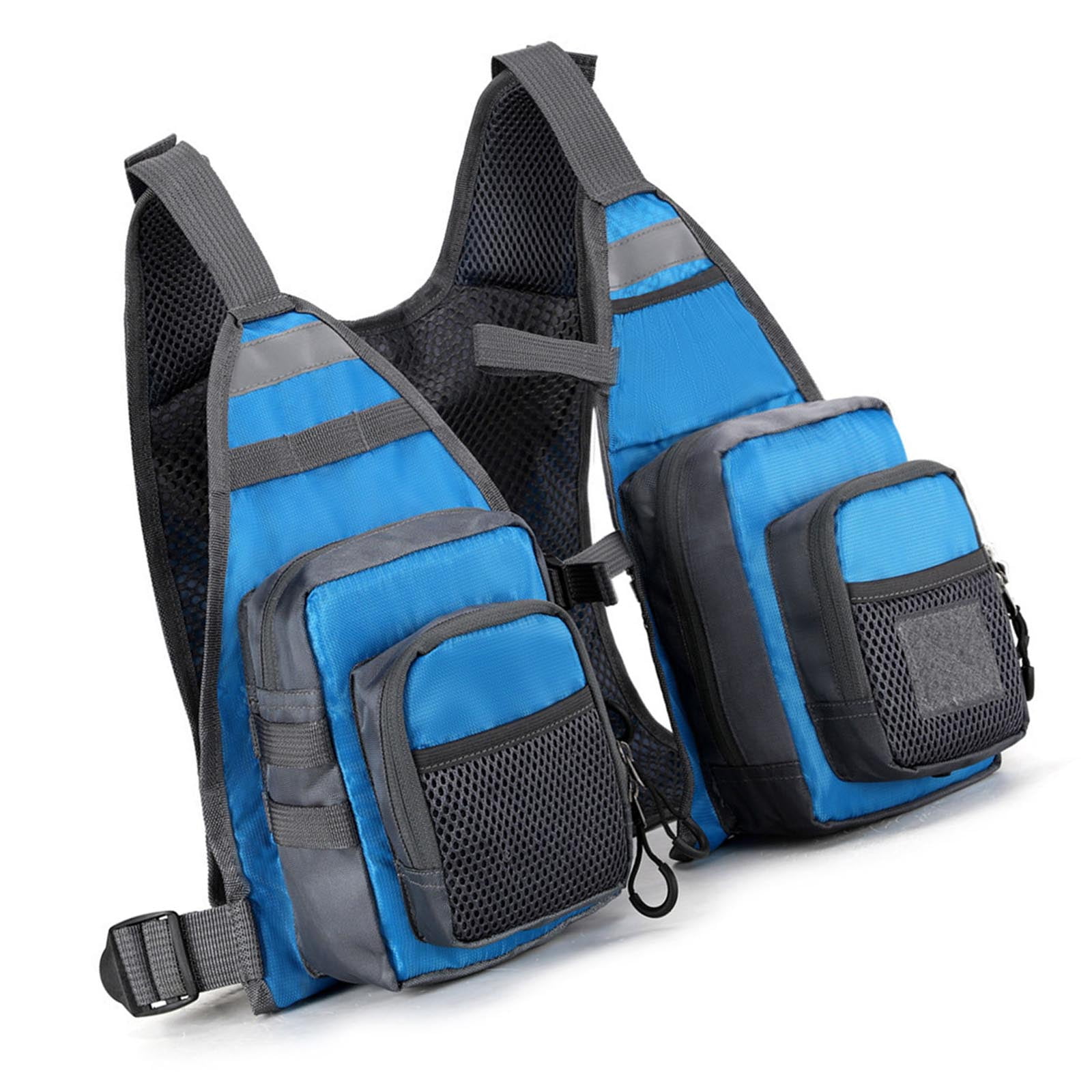 Yoetaun Multi Pokcet Waistcoat Fly Fishing Vest Adjustable Trout ...
