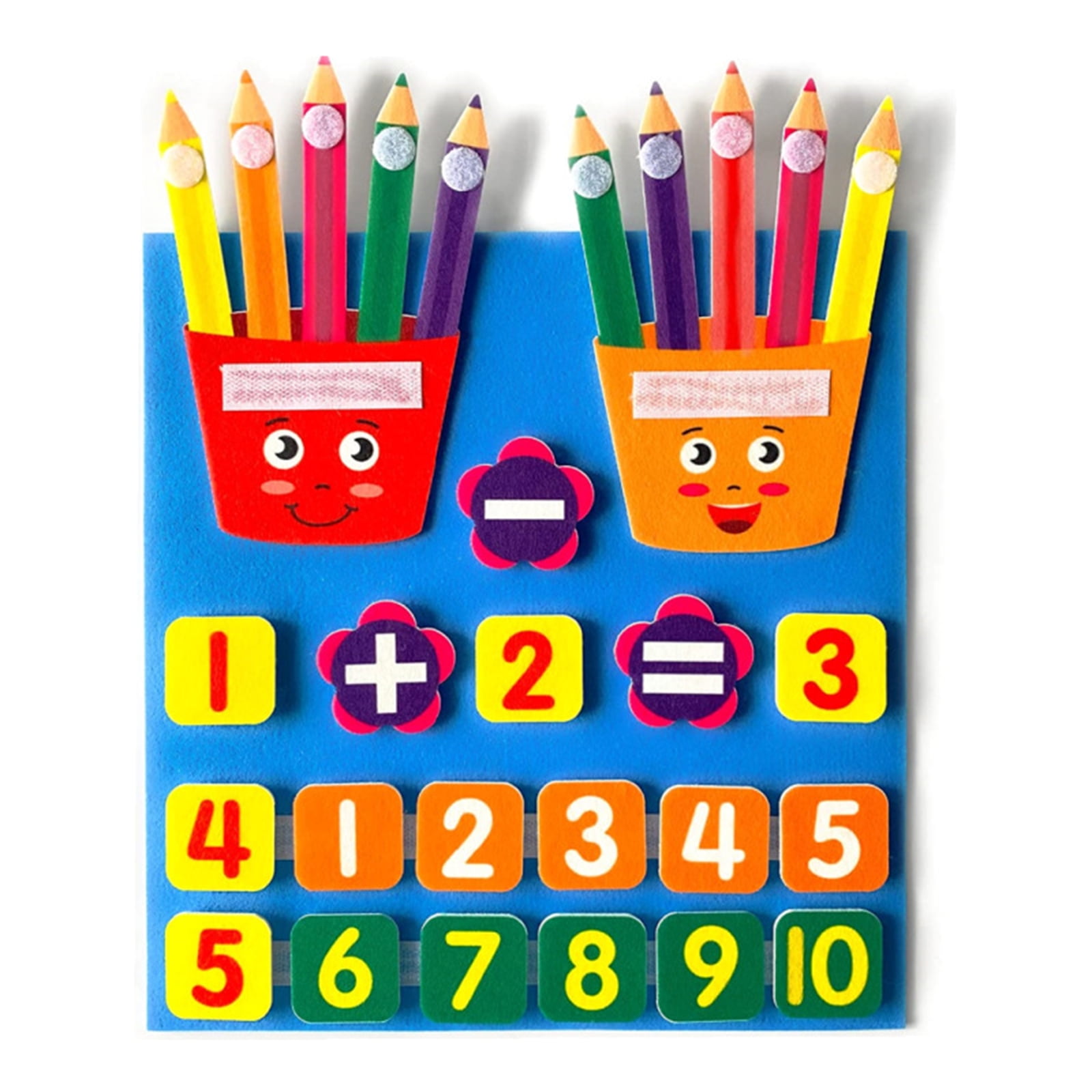 Yoetaun Numbers Felt Board, Addition & Subtraction Math Games Teaching ...
