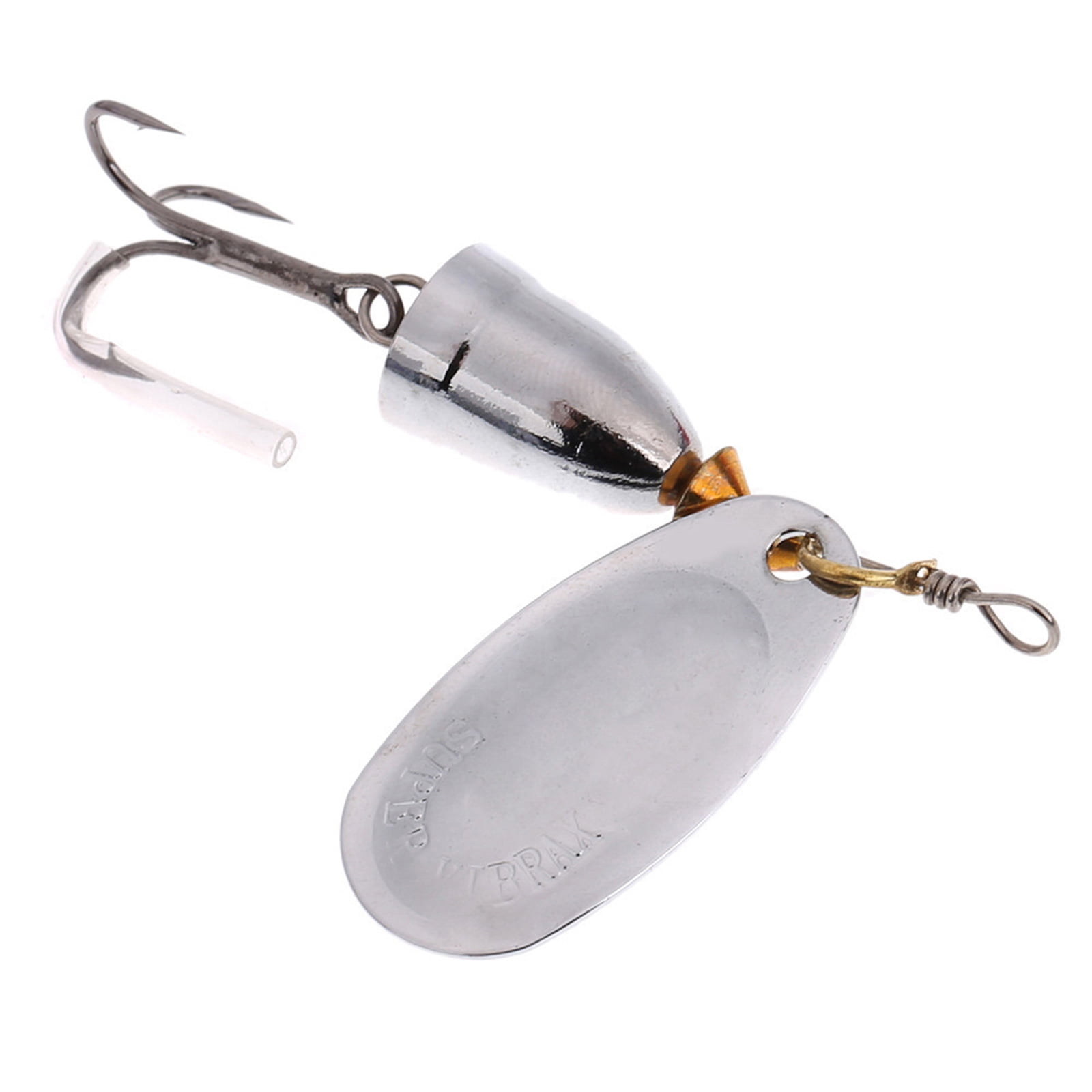 Yoetaun Sequins Artificial Baits Spinner Fishing Lures with Triple ...