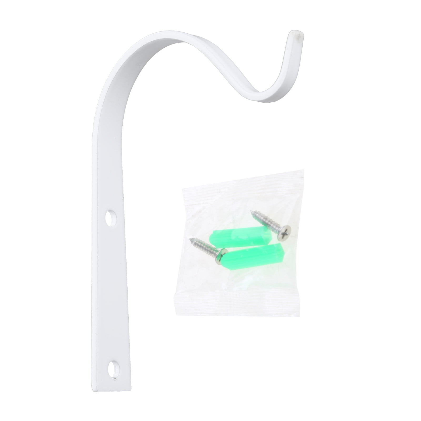 Yoetaun Simple Wall Iron Hook Bending Molding Hook Clothes Hook Flower ...