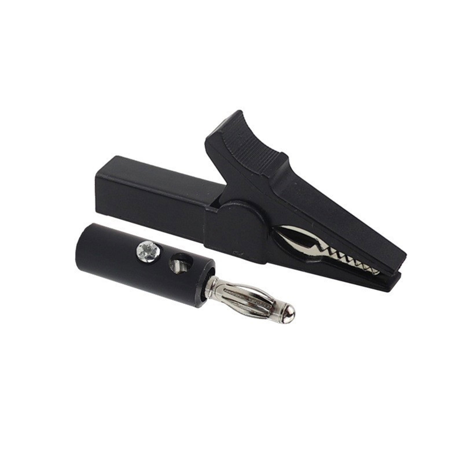 Yoetaun Spring Clip Banana Plug Test Probes Insulated Electric Clip 4mm ...