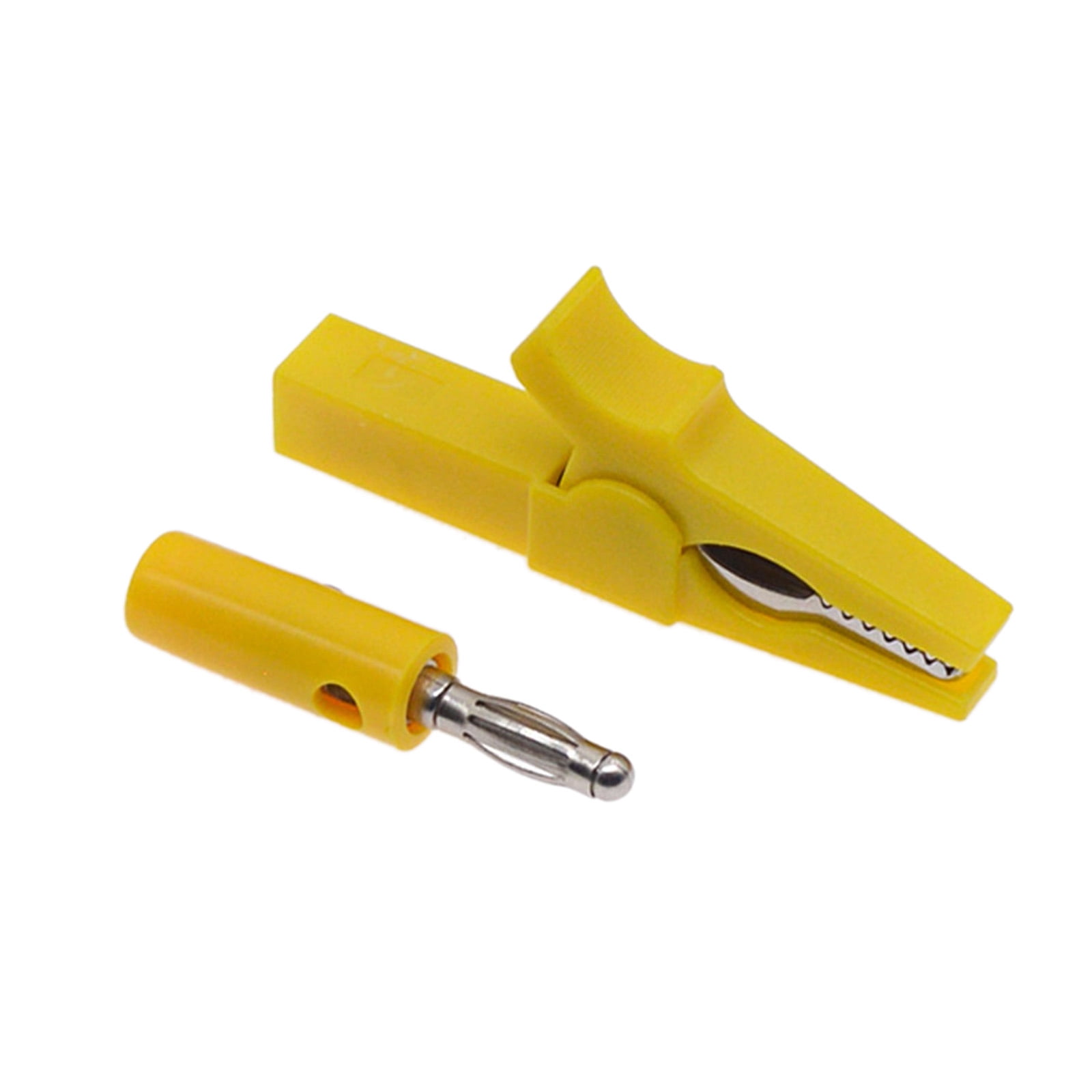 Yoetaun Spring Clip Banana Plug Test Probes Insulated Electric Clip 4mm ...