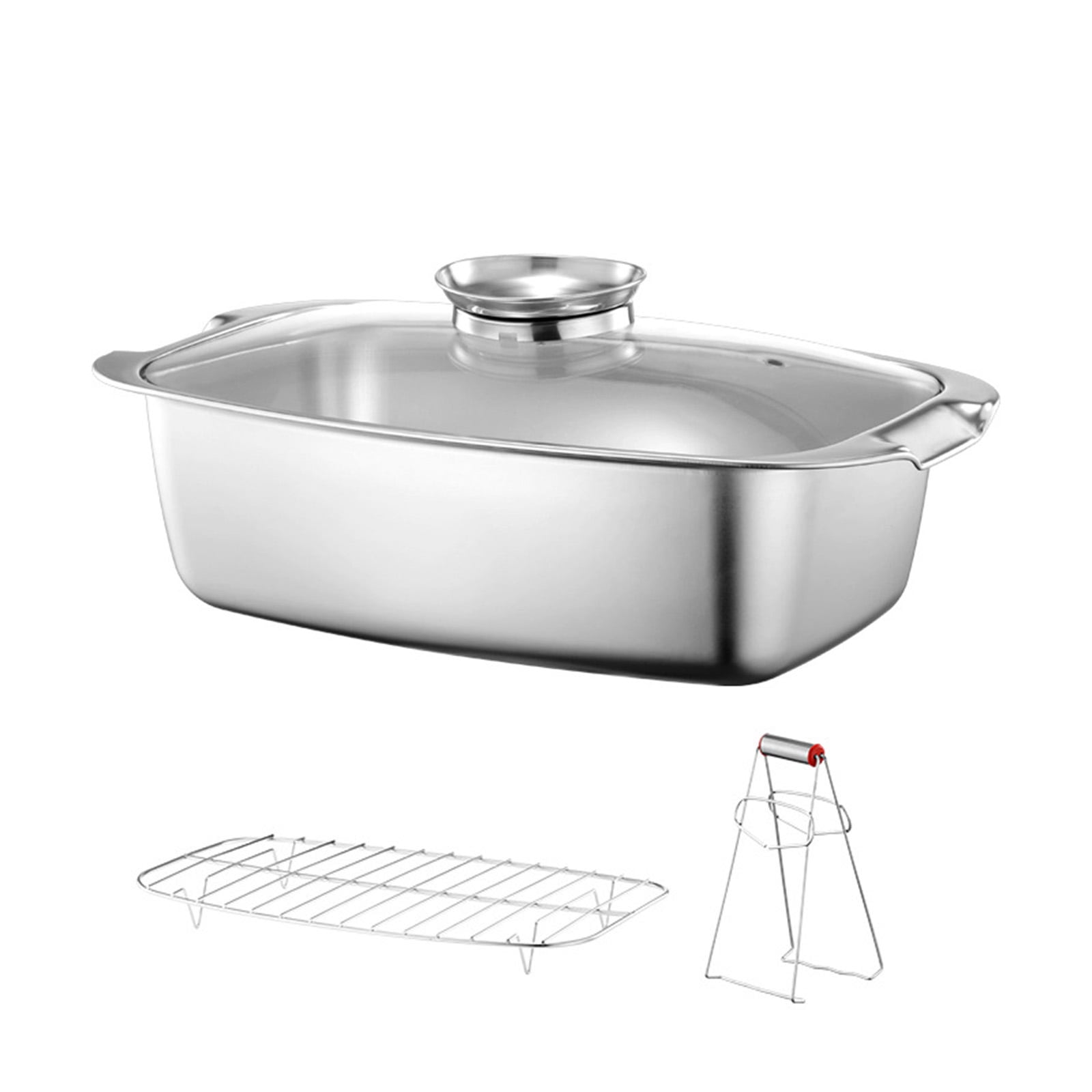 Yoetaun Stainless Steel Fishes Steamers Pots Square Steaming Cookware ...