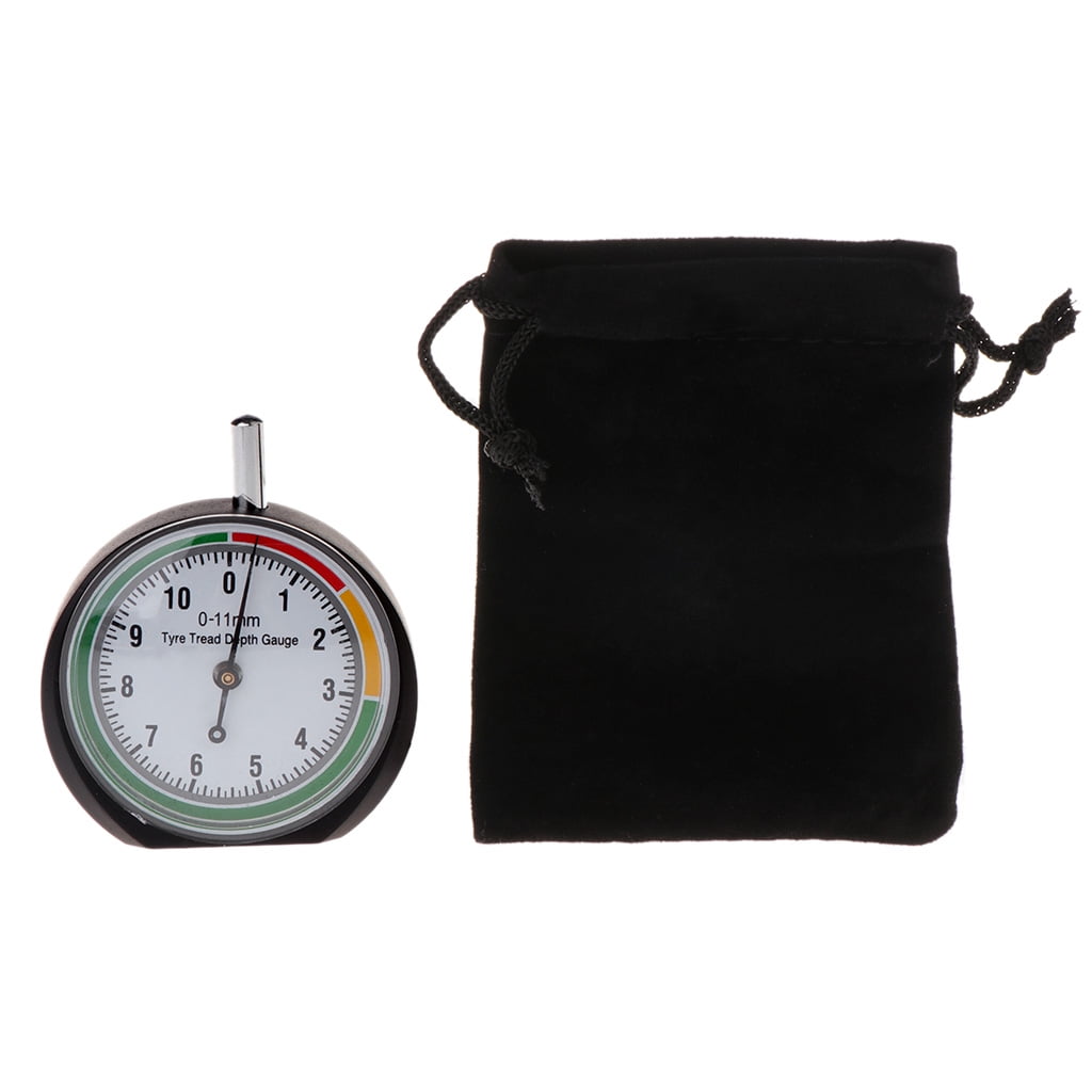 Yoetaun Tyre Depth Gauge Wheel Tyre Measurement 0-11mm/ 0-0.43-inch ...