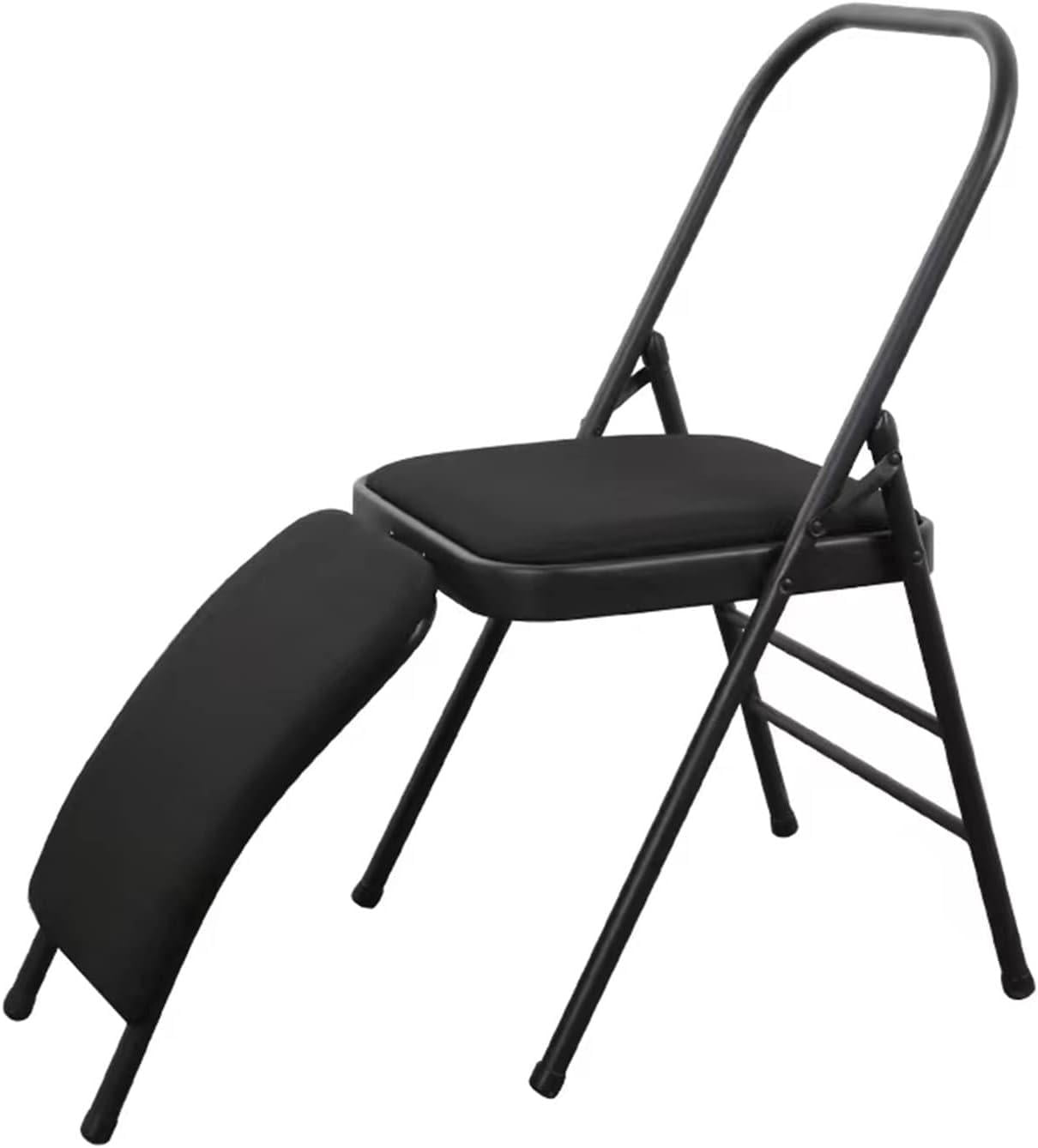Yoga Auxiliary Chair with Detachable Lumbar Back Support Relieve Back ...