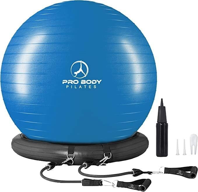 Yoga Ball Chair, Exercise Ball Chair with Base or Stand for Home Office ...