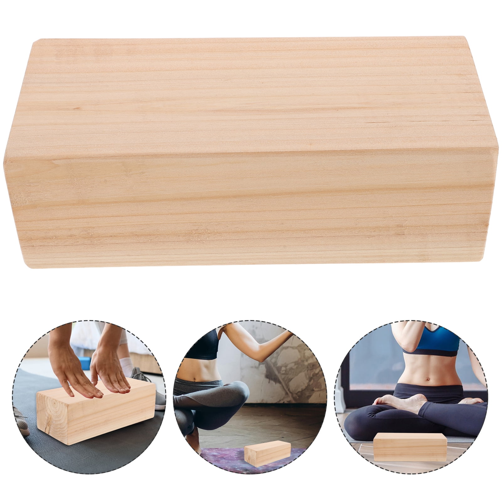 Beaupretty Block for Home Yellow Color Sturdy Fitness Training Supply ...