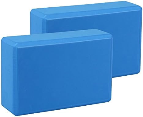 Yoga Blocks 2 pack, Gym Blocks, Exercise Workout Fitness Bricks ...