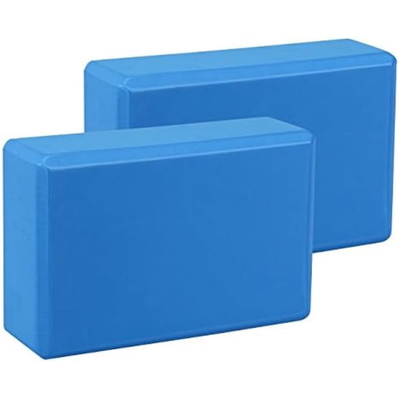 Yoga Blocks 2 pack, Gym Blocks, Exercise Workout Fitness Bricks ...