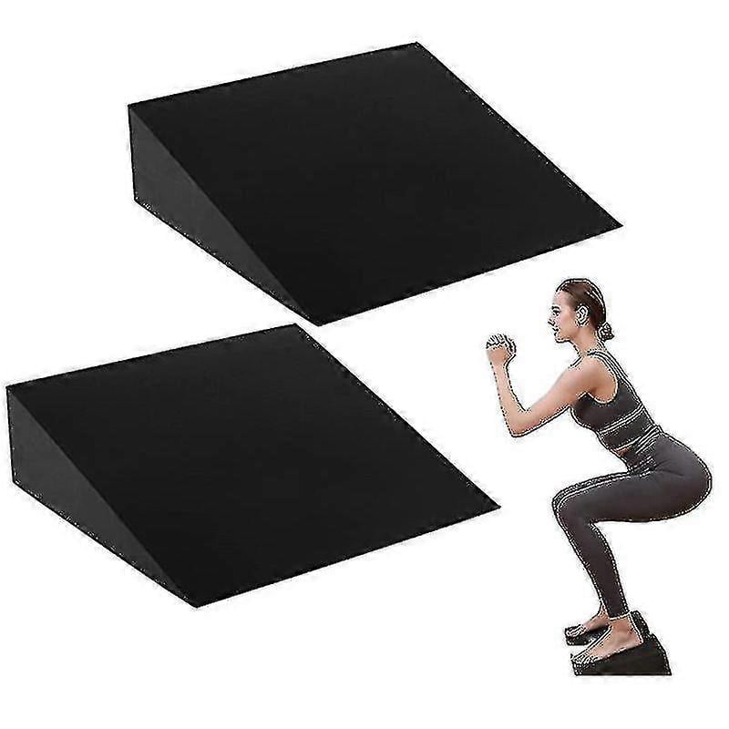 Yoga Blocks Foam Squat Wedge Block Calf Stretcher Slant Board Foot ...