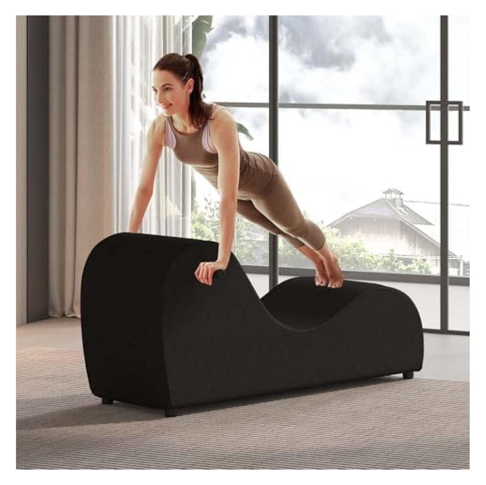 Yoga Chair, Chaise Lounge Chair Indoor，Ergonomic Chaise Lounge Chair ...
