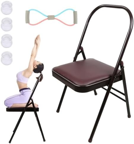 Yoga Chair Set Yoga Auxiliary Chair Flexibility Strength Training Tool ...