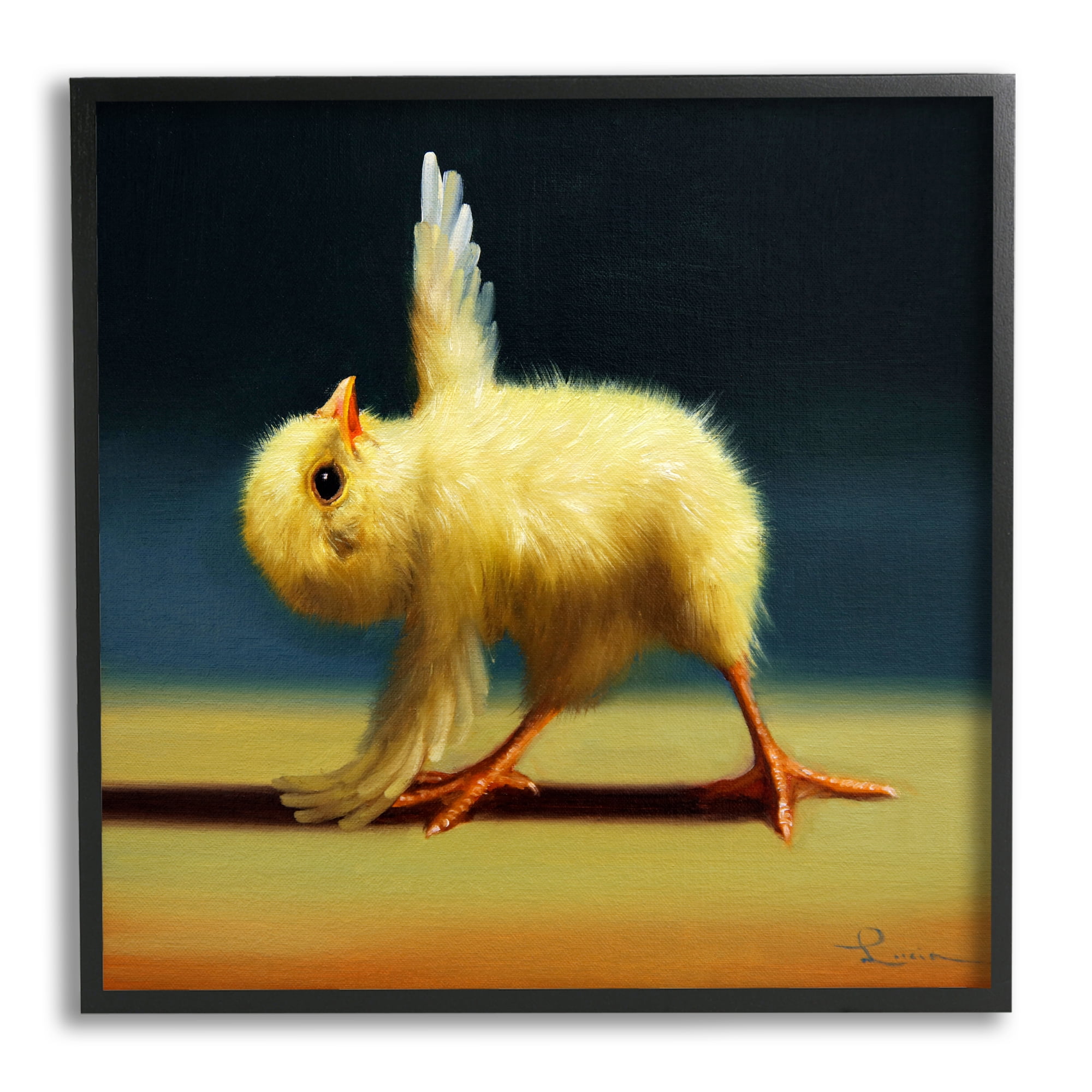 Yoga Chicks Triangle Pose Funny Farm Animal Painting Animals & Insects ...