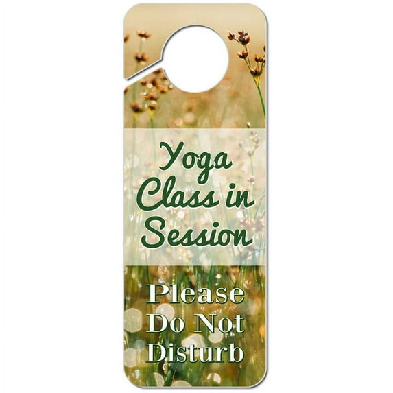 Yoga Class in Session Please Do Not Disturb Prairie Grassy Field ...