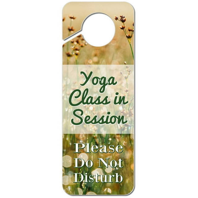 Yoga Class in Session Please Do Not Disturb Prairie Grassy Field ...