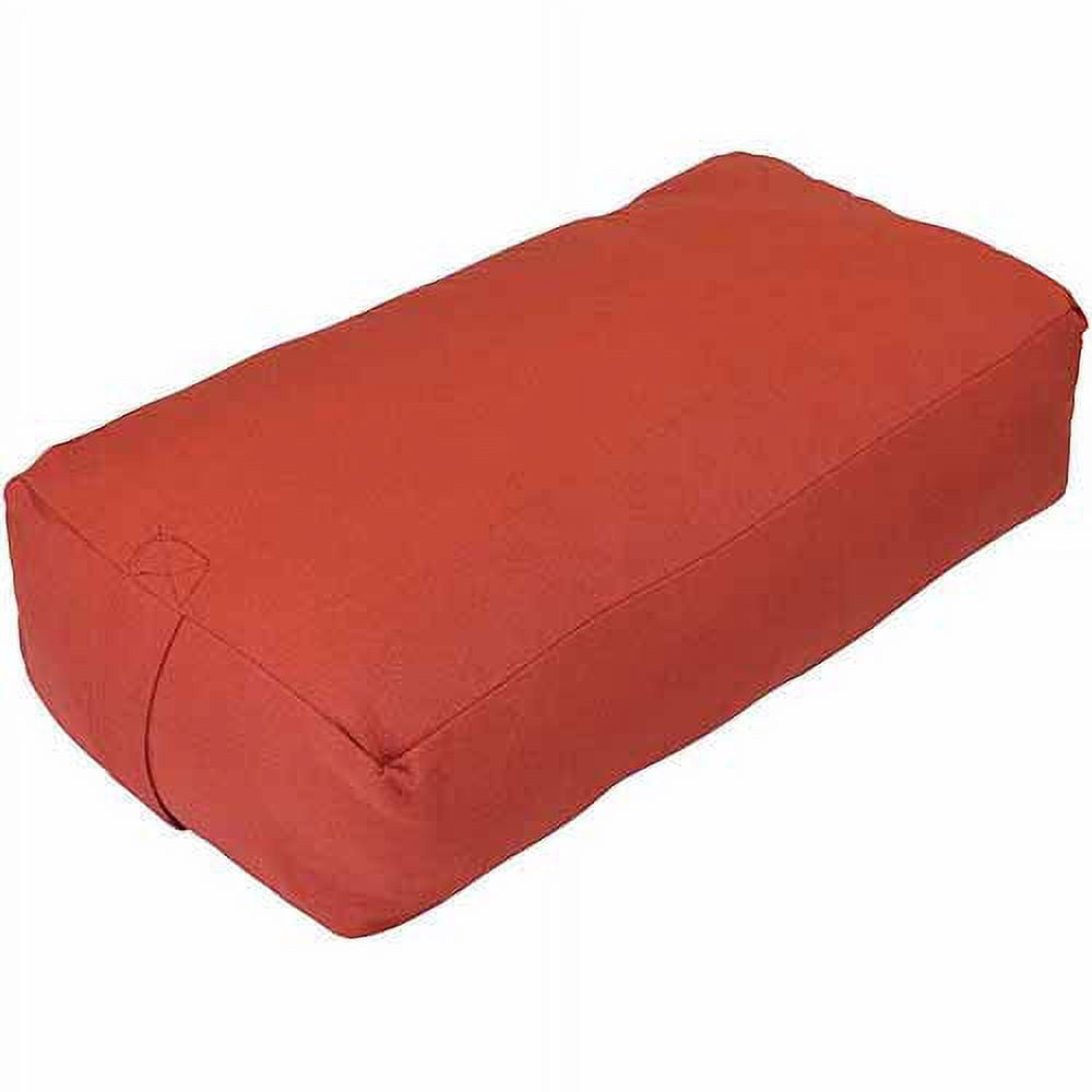 Yoga Direct Supportive Rectangular Cotton Yoga Bolster for Restorative ...